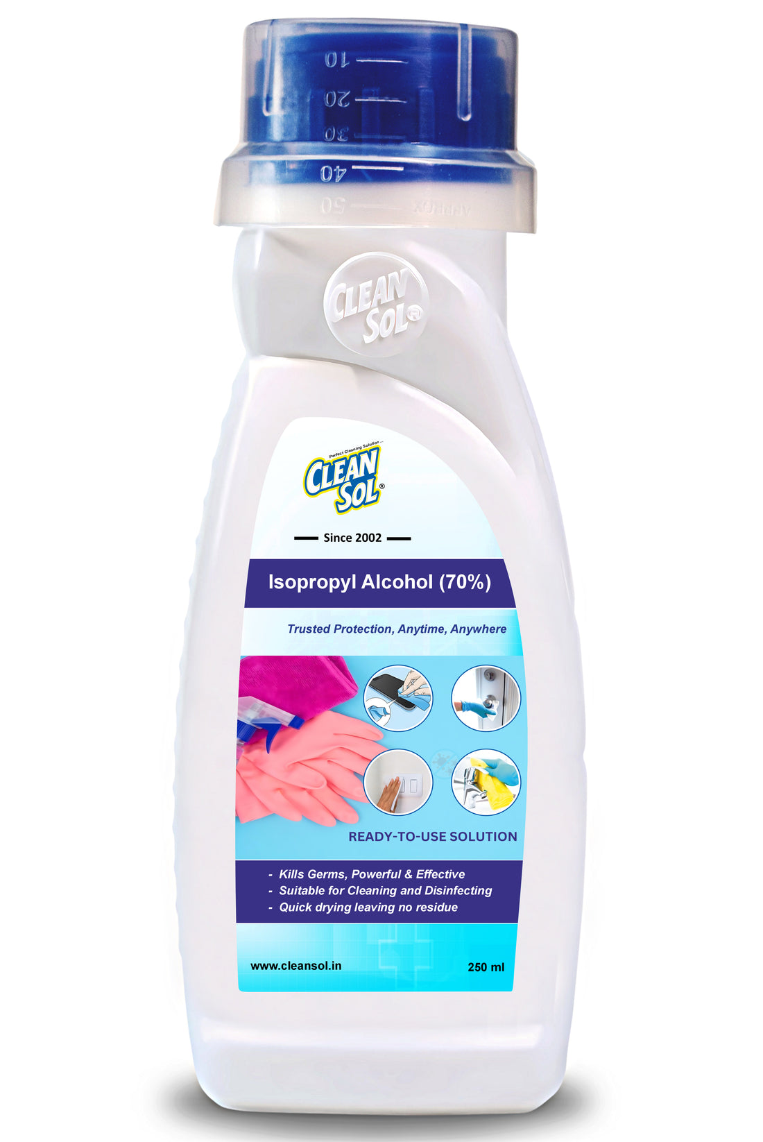 Cleansol IPA 70% | Surface Disinfectant & Instant Sanitizer