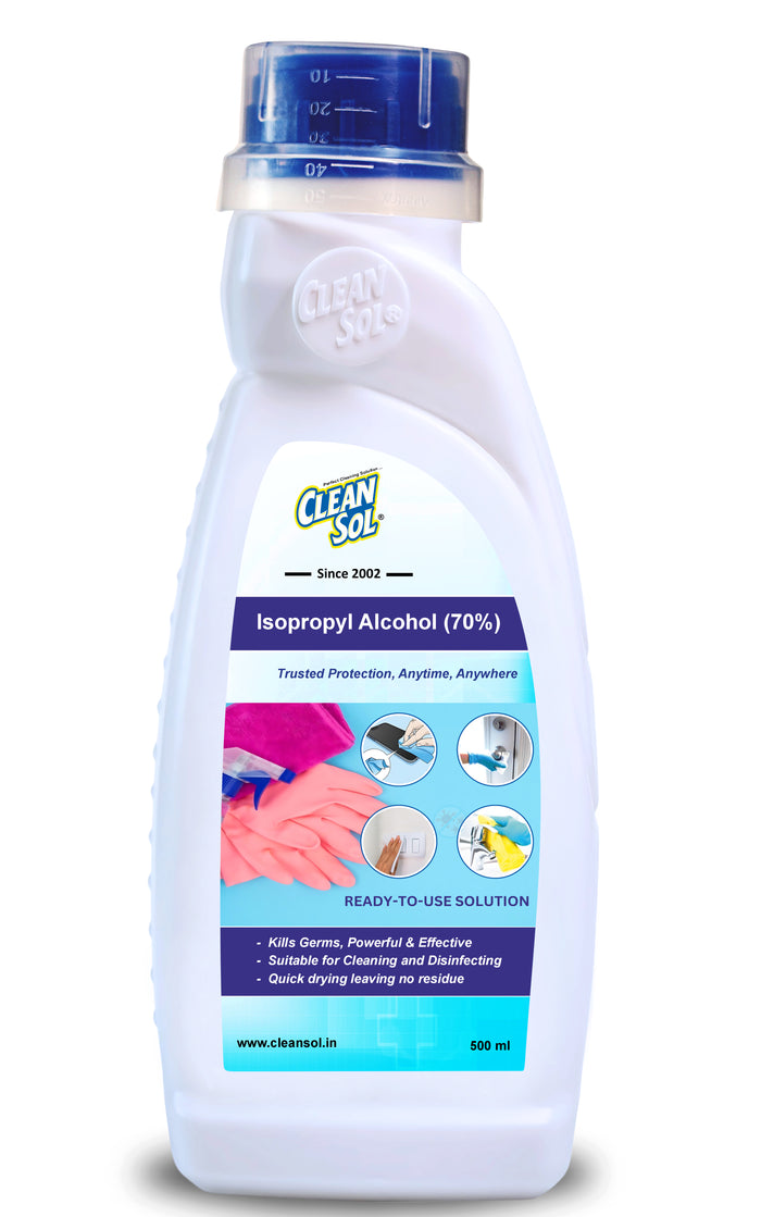 Cleansol Isopropyl Alcohol (70%) Spray Liquid | Multipurpose Disinfect